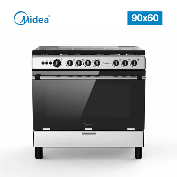 APMDSCF0069060-5G028-I – 90×60 Freestanding Gas Cooker, Stainless Steel ...