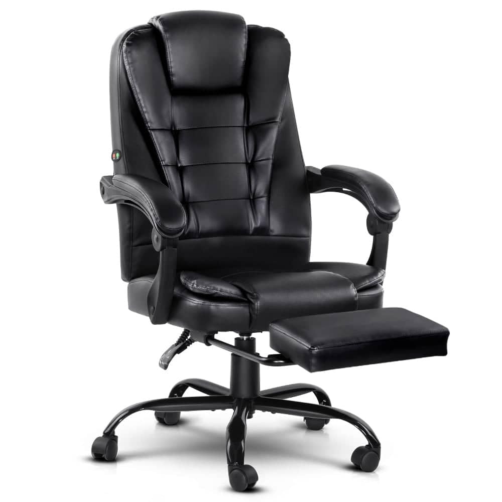 Point Chair Black – Leather Finish